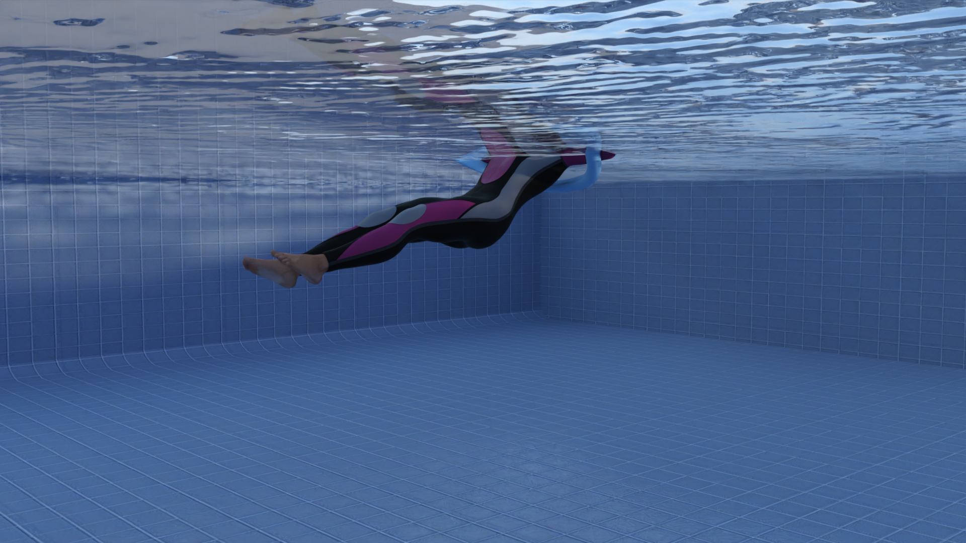 Dolphin Kick Raise and Drop for Stronger Core