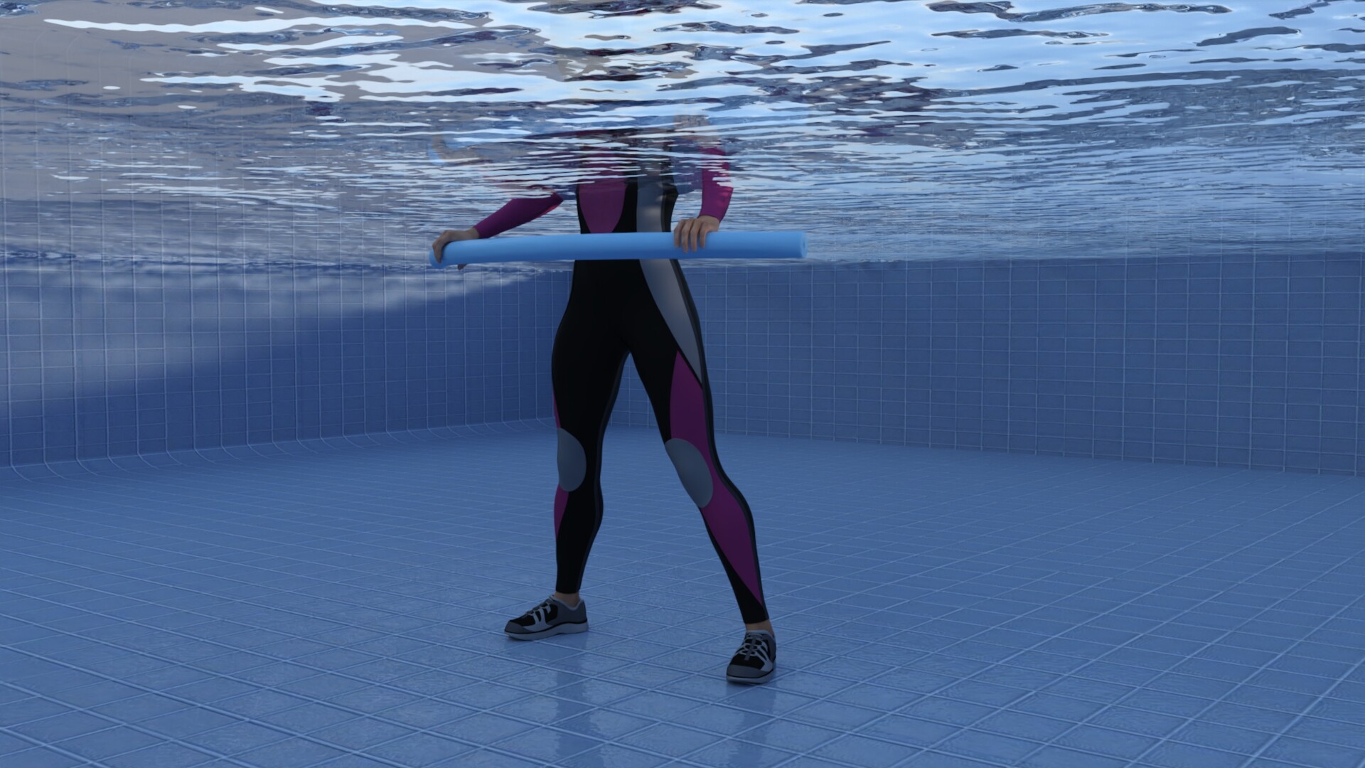 Standing Noodle Crunches