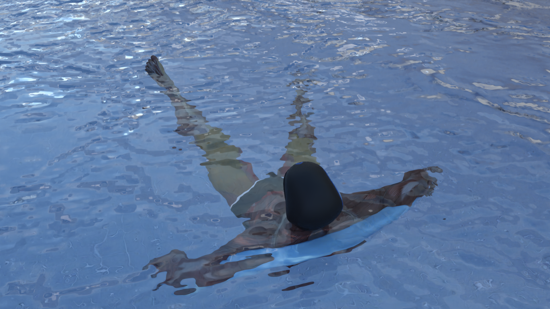 Aqua Star Crunch - Powerful Floating Oblique Exercise